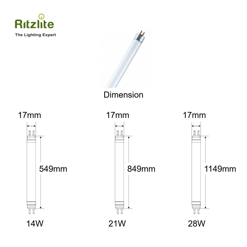 Osram T5 HE Tube (4ft) – Ritzlite E-Shop